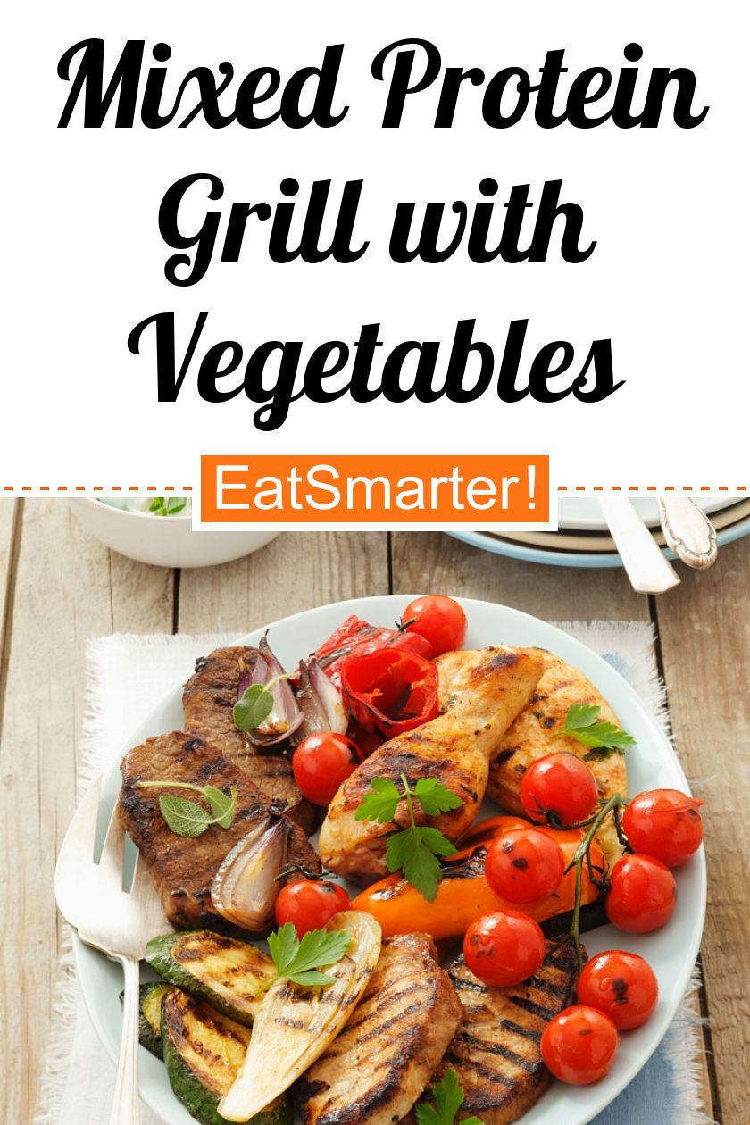 Mixed Protein Grill With Vegetables Recipe Eat Smarter Usa