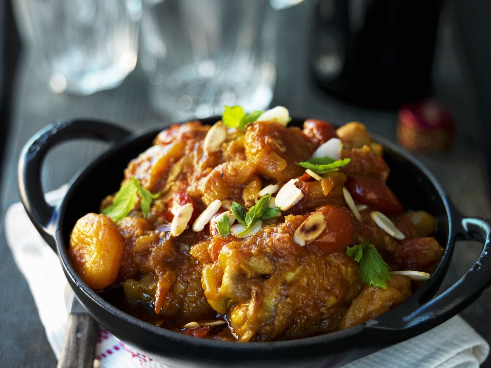 Chicken And Pork Stew With Apricots And Raisins Recipe Eat Smarter Usa