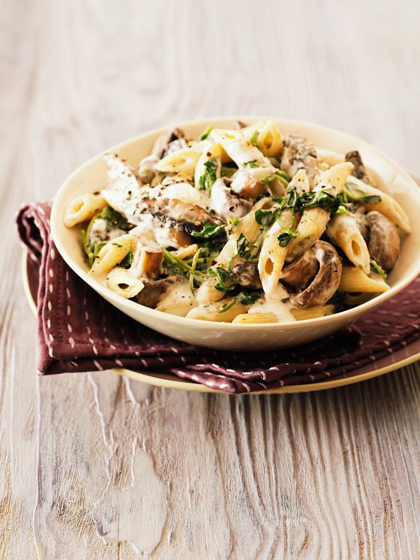 Penne Pasta With Wild Mushrooms Recipe Eat Smarter Usa